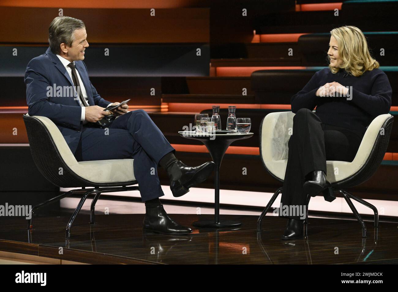 Markus Lanz mit Linda Teuteberg 02/24 ihr Markus Lanz und Linda ...