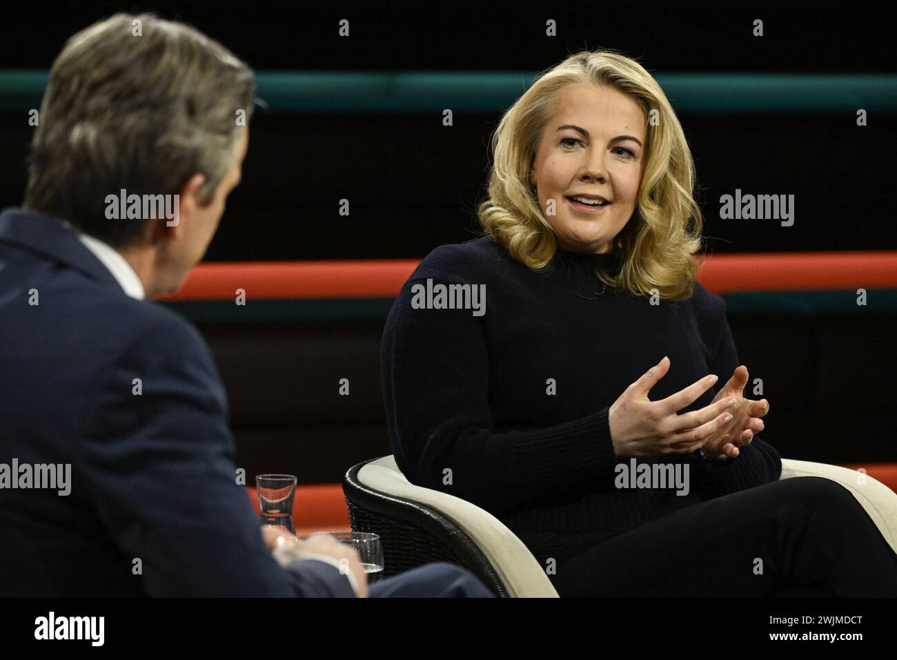 Markus Lanz mit Linda Teuteberg 02/24 ihr Markus Lanz und Linda ...