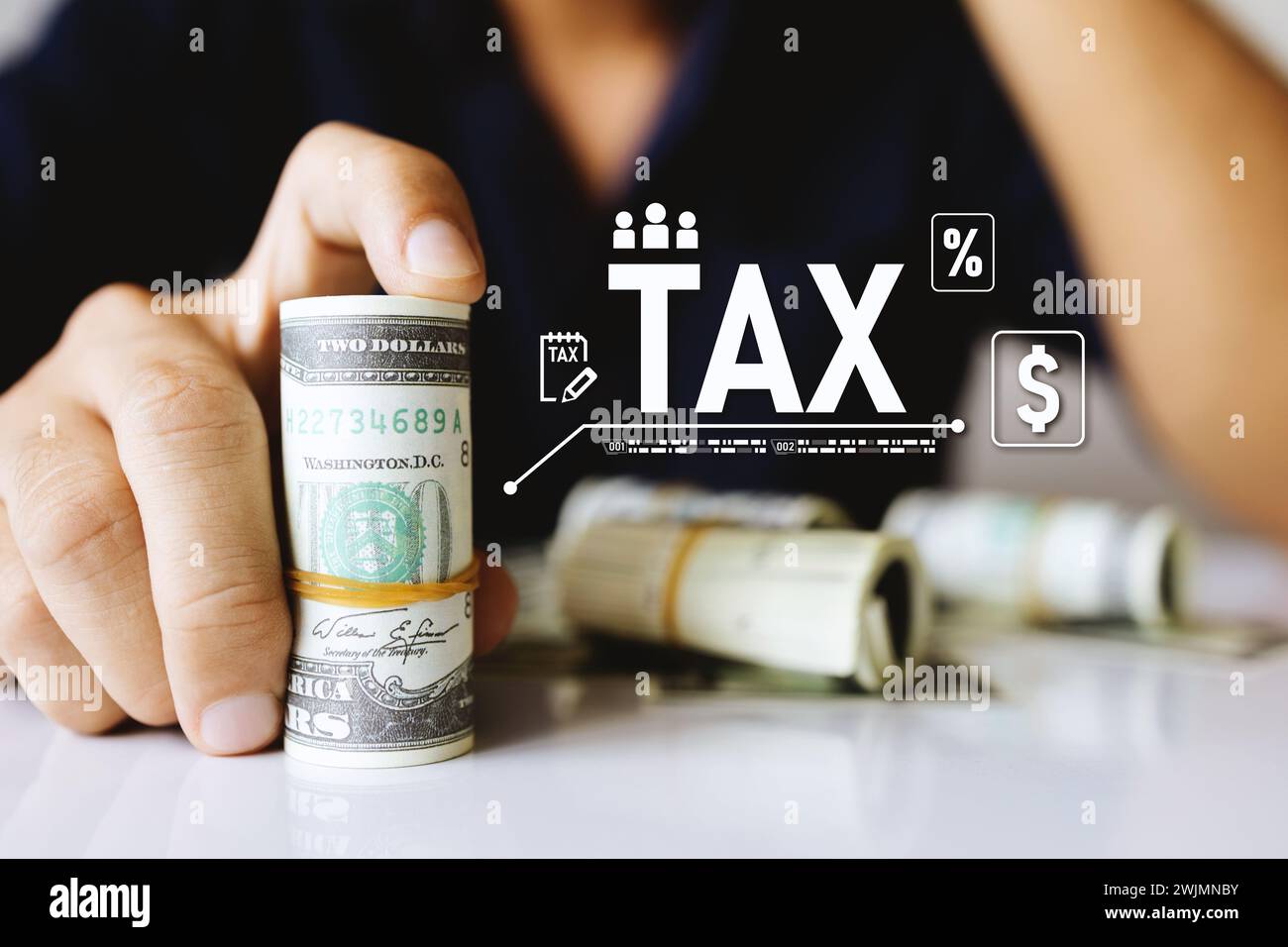 Steuern und ausgaben -Fotos und -Bildmaterial in hoher Auflösung – Alamy