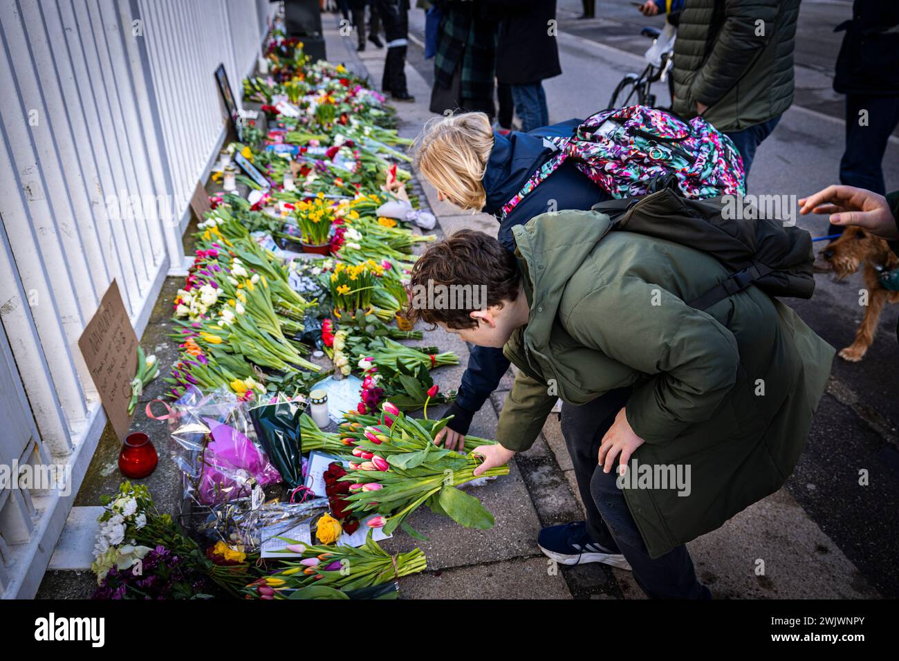 Demonstration vor der russischen Botschaft anlässlich des Todes von ...