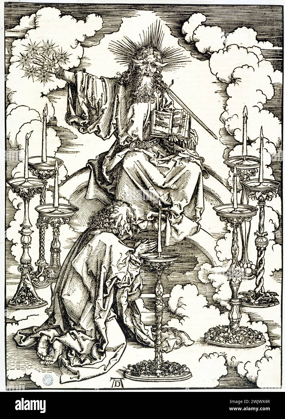 Albrecht Dürer (1471-1528). "Die Apokalypse - der heilige Johannes ...