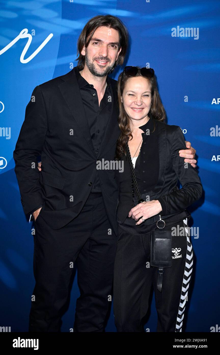 Max Wiedemann und Jeanette Hain bei der ARD Blue Hour 2024 im Rahmen ...