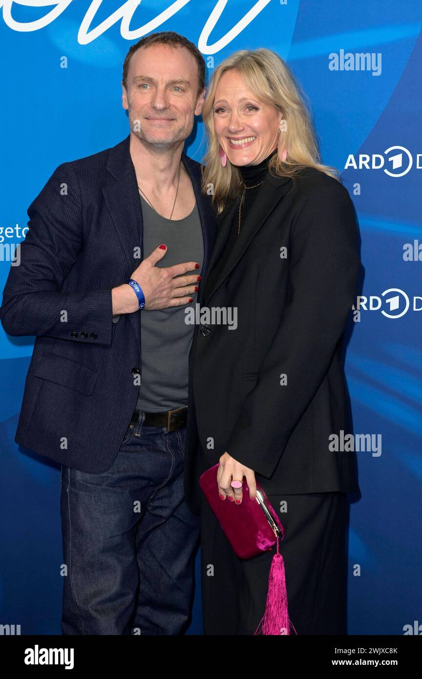 Mark Waschke und Anna Schudt bei der ARD Blue Hour 2024 im Rahmen der ...