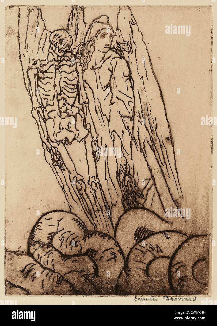 Radierung mit aquatinta auf japanpapier -Fotos und -Bildmaterial in ...