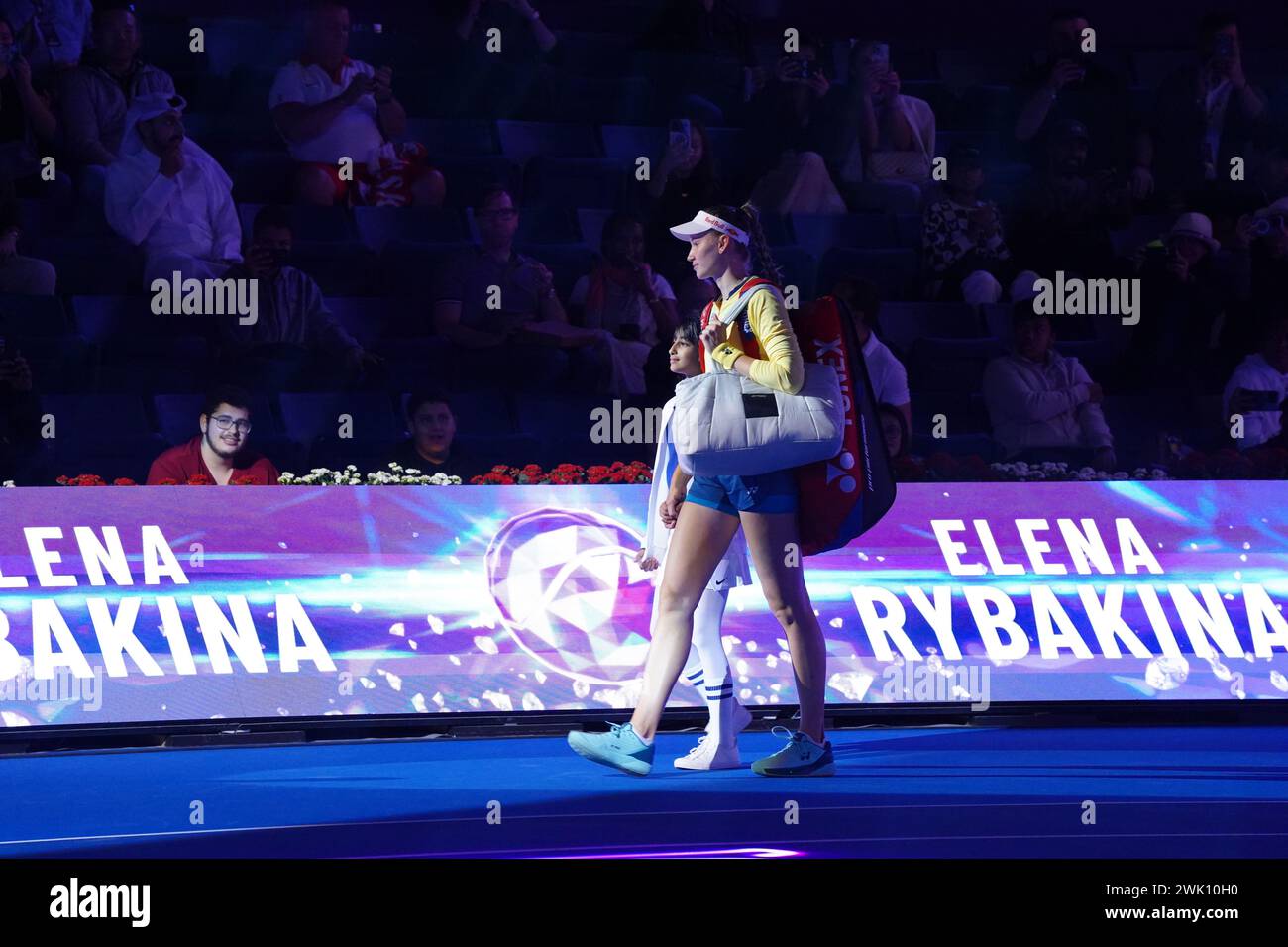 Einige Momente nach dem Finale der Qatar TotalEnergies Open 2024 ...