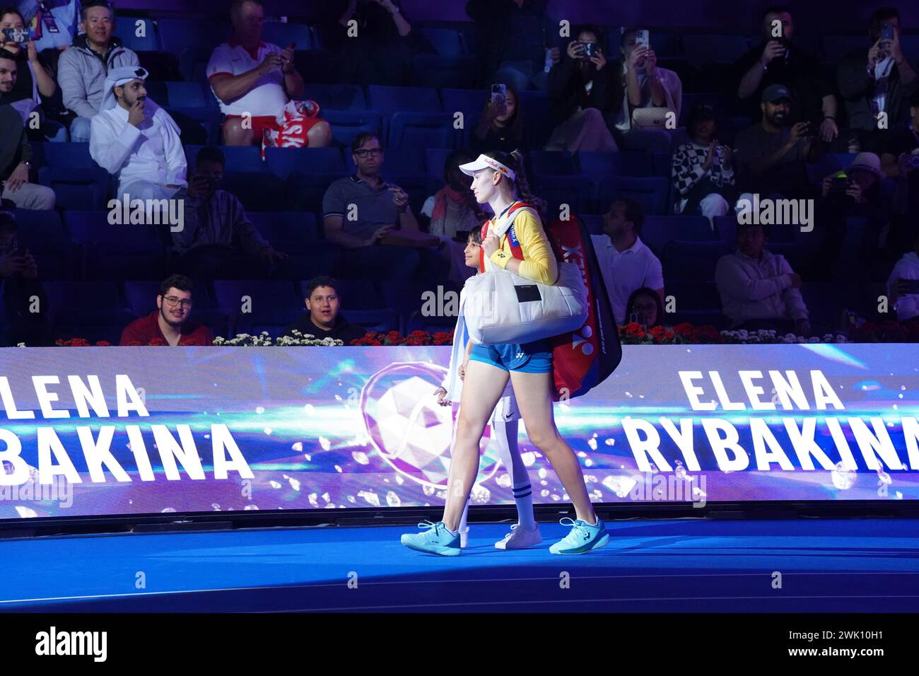 Einige Momente nach dem Finale der Qatar TotalEnergies Open 2024 ...