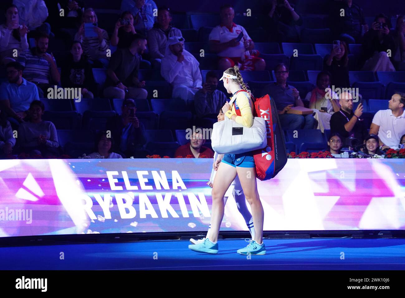 Einige Momente nach dem Finale der Qatar TotalEnergies Open 2024 ...