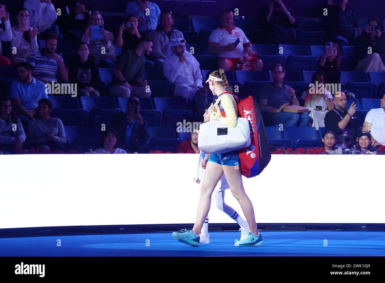 Einige Momente nach dem Finale der Qatar TotalEnergies Open 2024 ...