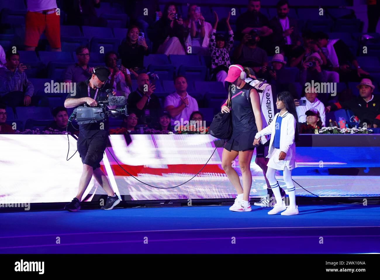 Einige Momente nach dem Finale der Qatar TotalEnergies Open 2024 ...