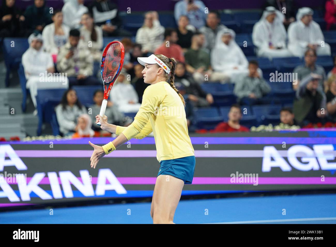 Einige Momente nach dem Finale der Qatar TotalEnergies Open 2024 ...