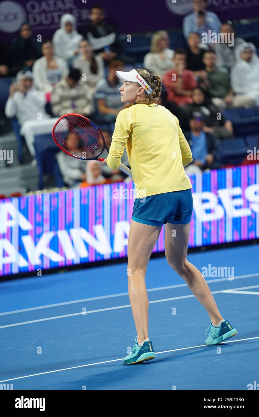 Einige Momente nach dem Finale der Qatar TotalEnergies Open 2024 ...