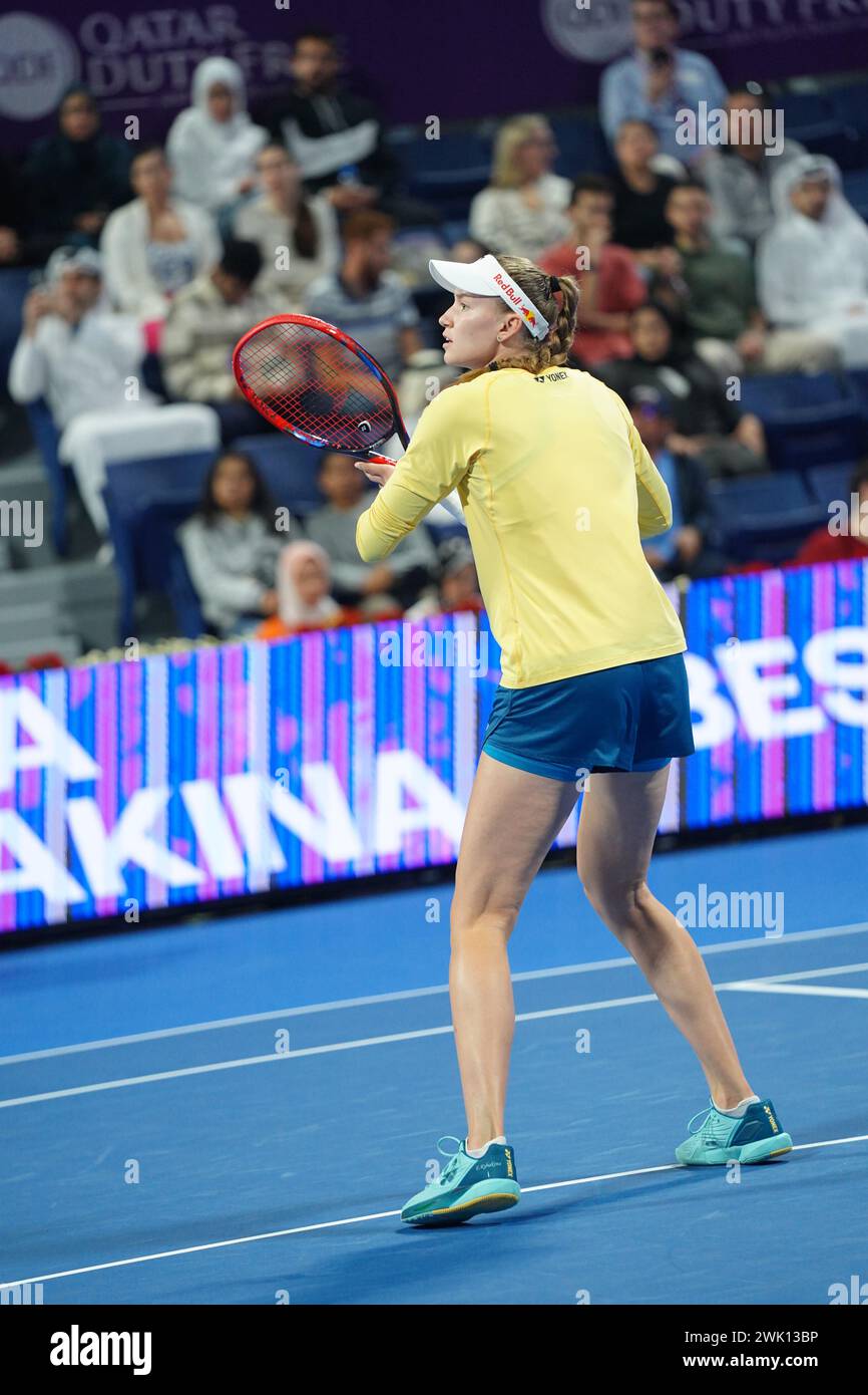 Einige Momente nach dem Finale der Qatar TotalEnergies Open 2024 ...