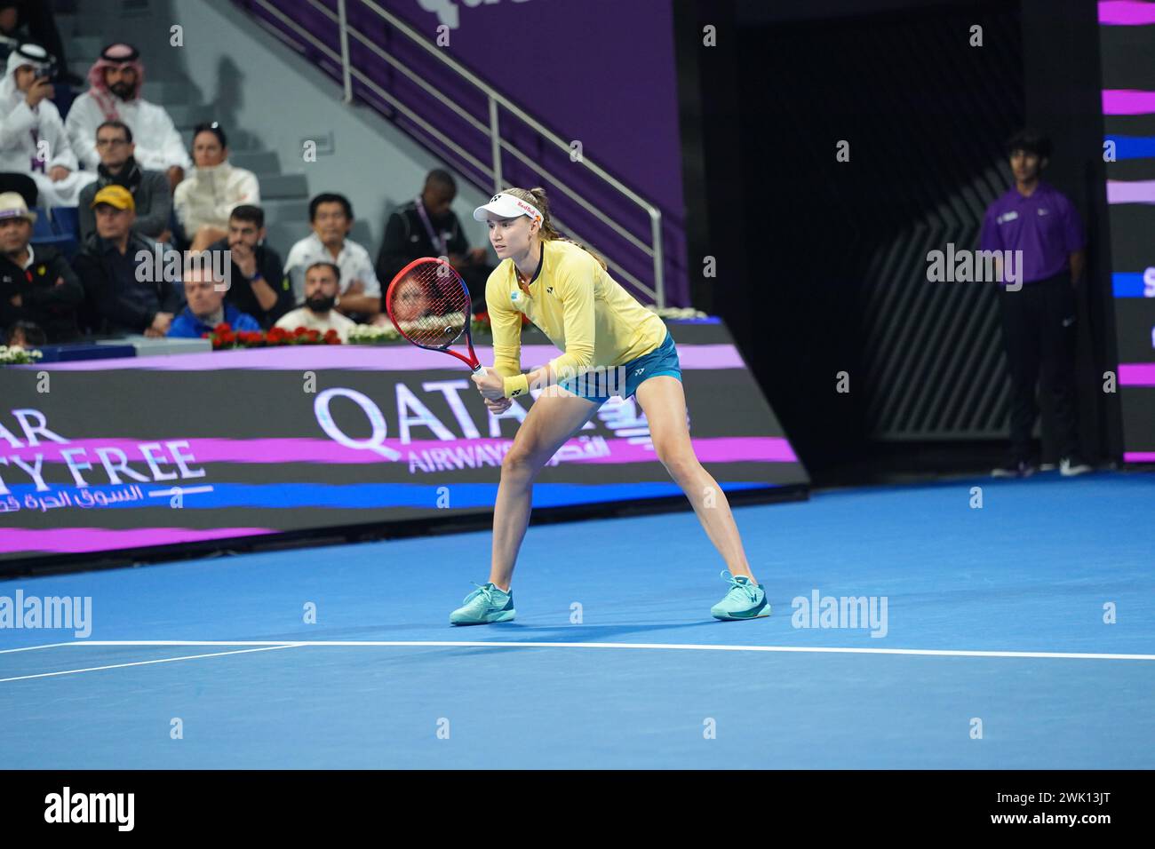 Einige Momente nach dem Finale der Qatar TotalEnergies Open 2024 ...