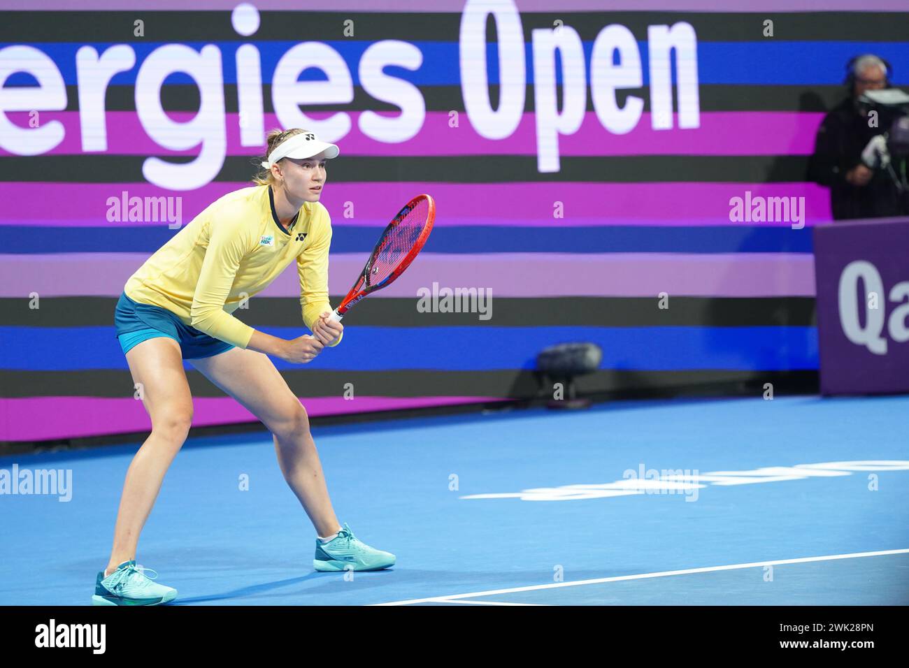 Einige Momente nach dem Finale der Qatar TotalEnergies Open 2024 ...