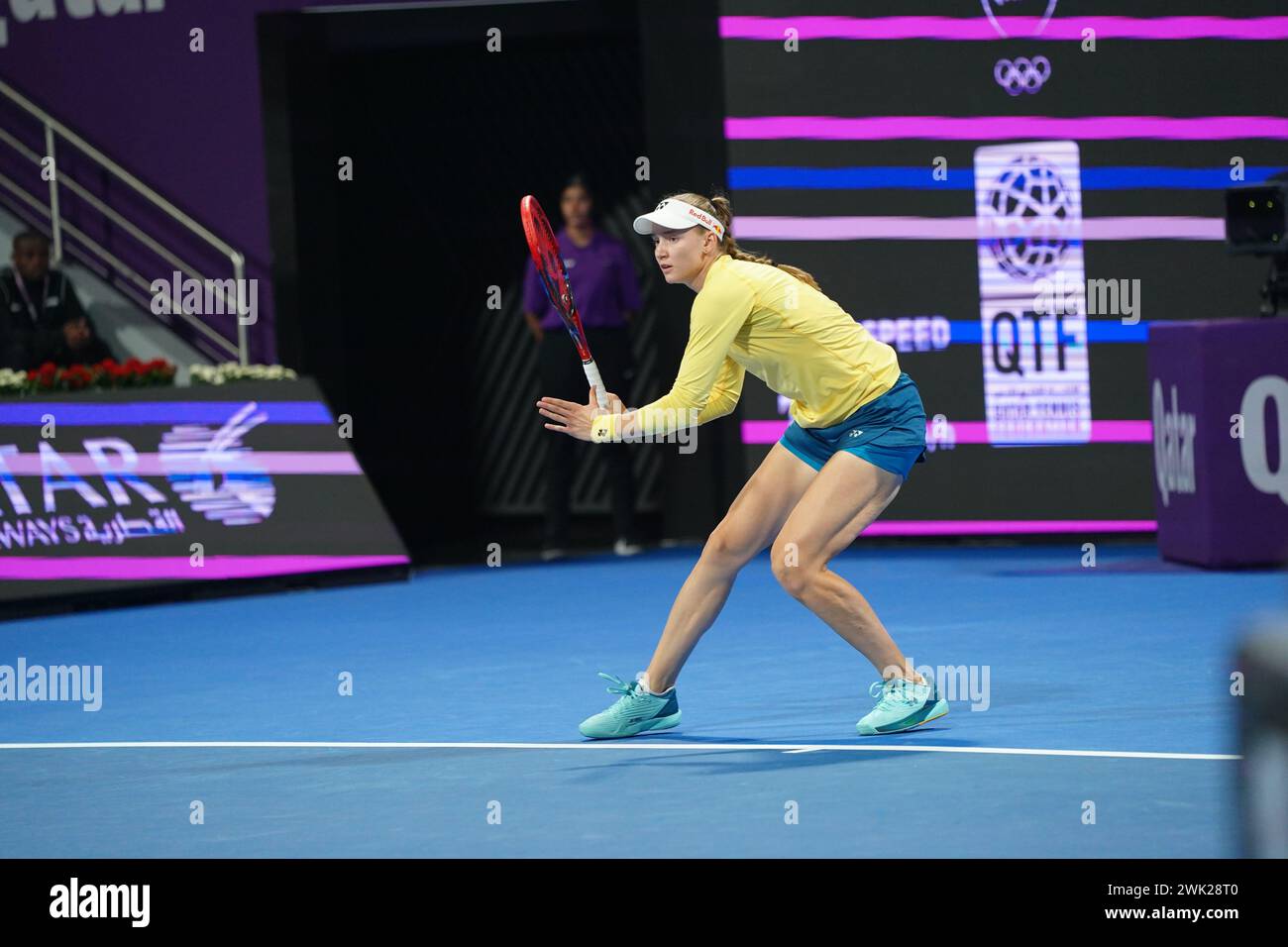 Einige Momente nach dem Finale der Qatar TotalEnergies Open 2024 ...