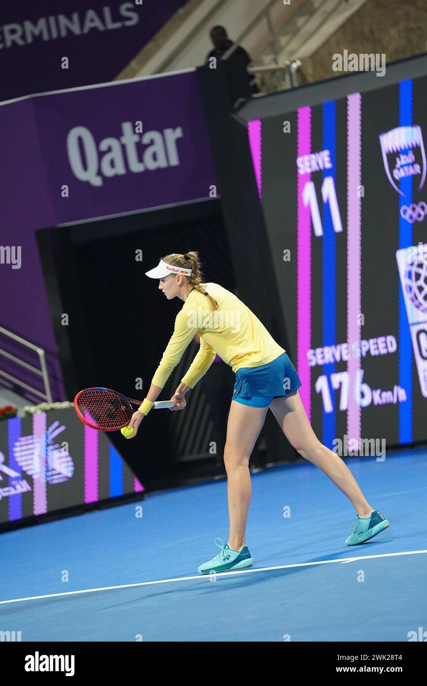 Einige Momente nach dem Finale der Qatar TotalEnergies Open 2024 ...