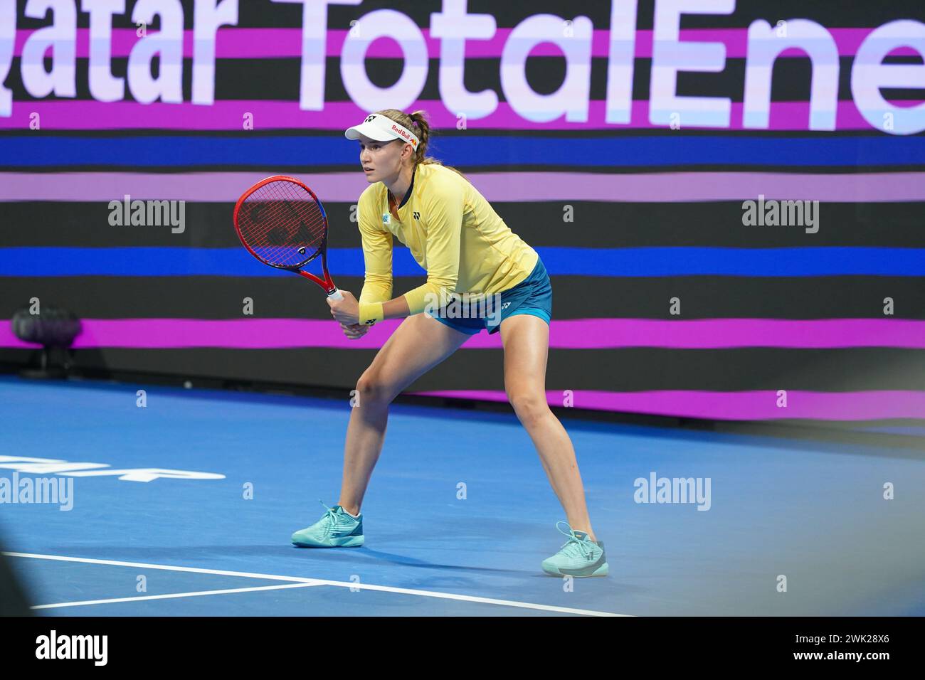 Einige Momente nach dem Finale der Qatar TotalEnergies Open 2024 ...