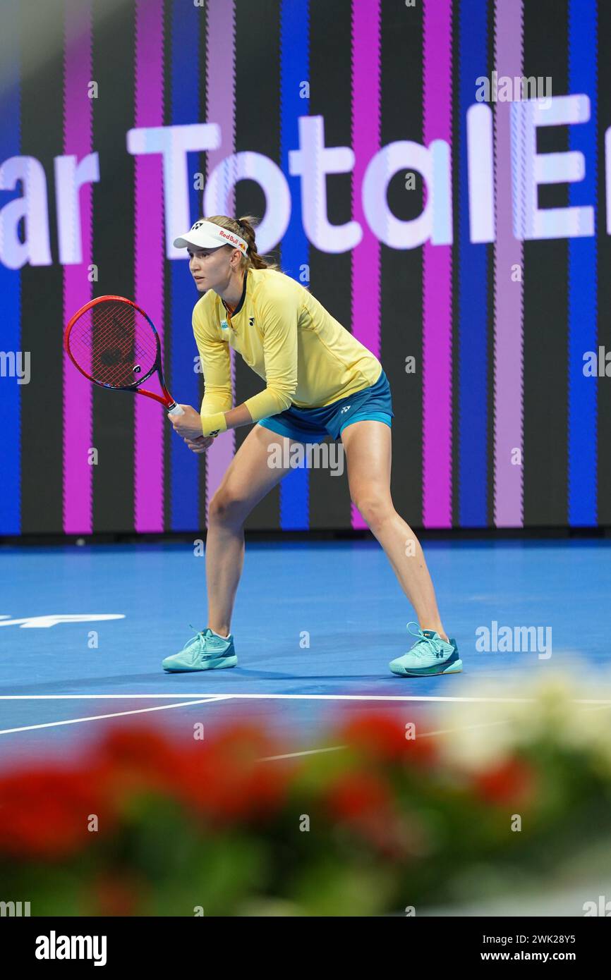 Einige Momente nach dem Finale der Qatar TotalEnergies Open 2024 ...