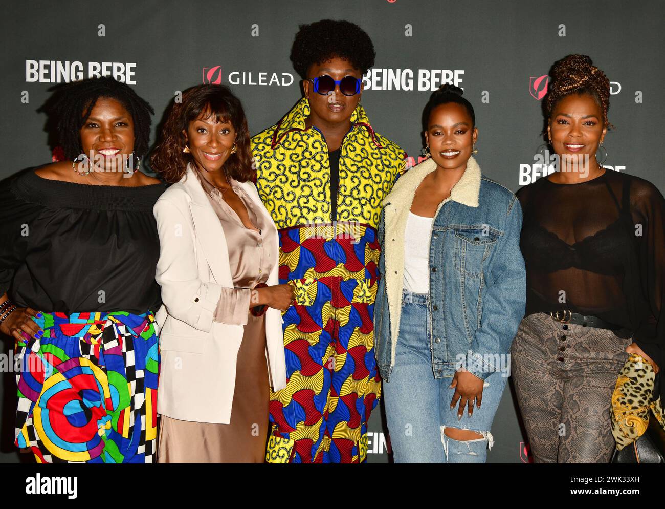 Los Angeles, Ca. Februar 2024. Nicki Micheaux, Victoria Ekanoye, bebe ...