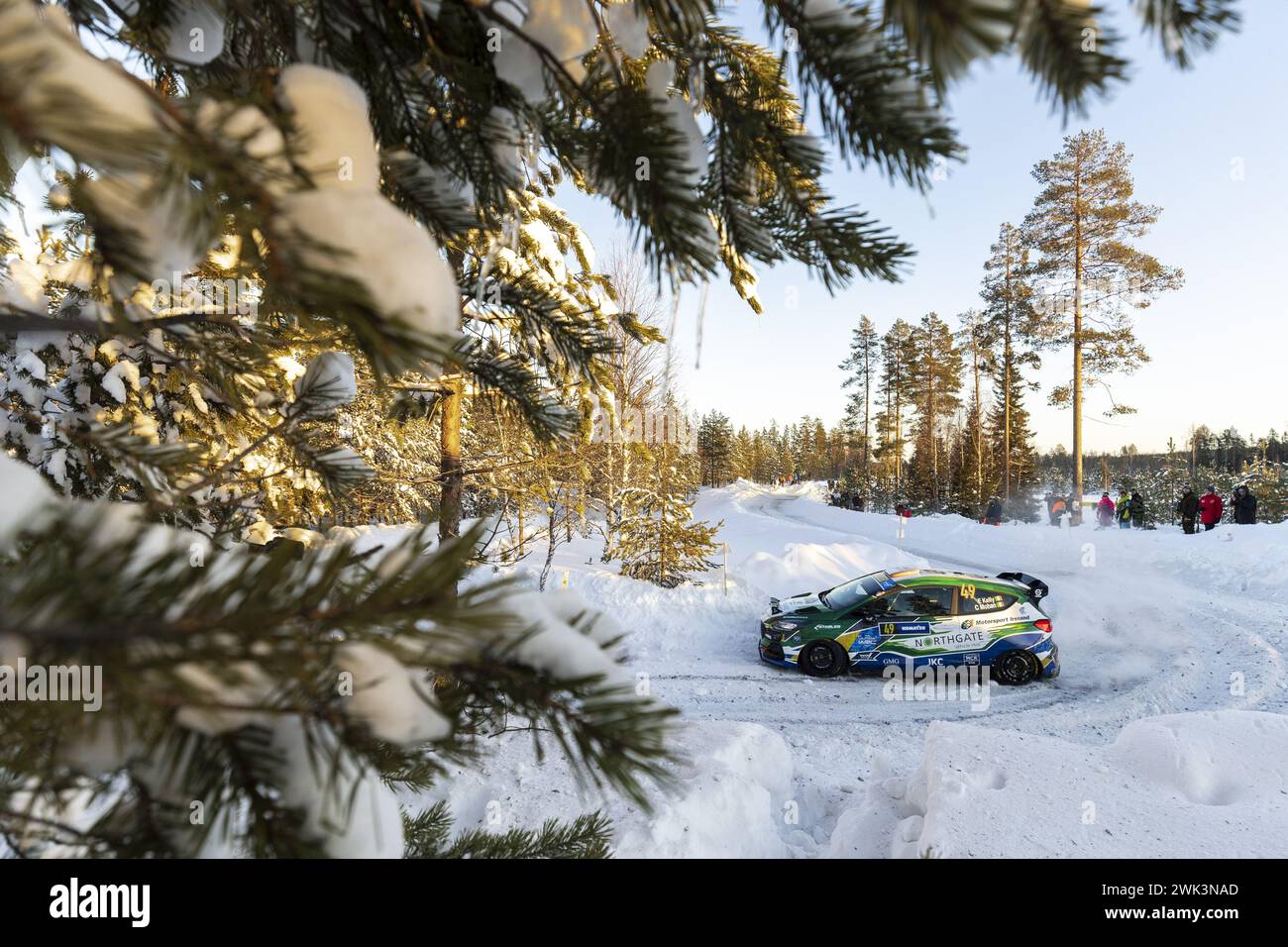 49 Eamonn KELLY, Conor MOHAN, Ford Fiesta Rally3, Aktion während der ...