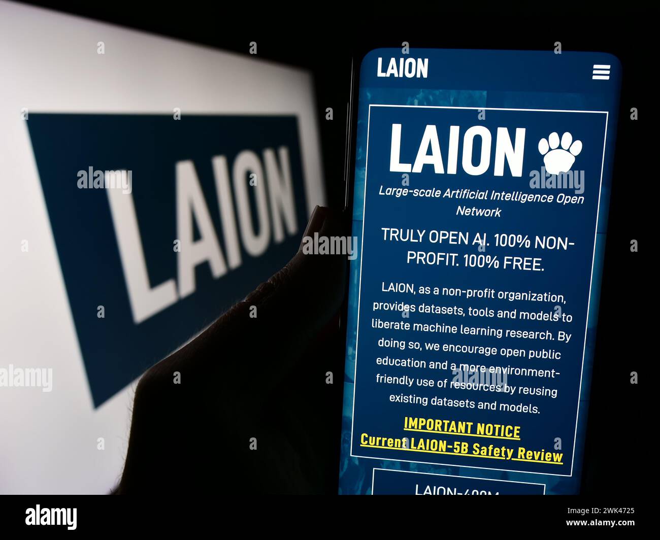 Laion logo -Fotos und -Bildmaterial in hoher Auflösung – Alamy