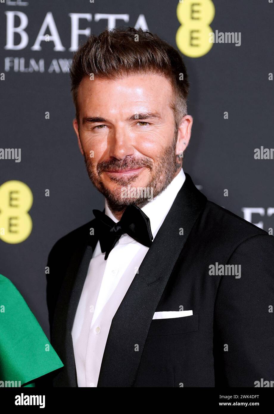 David Beckham war während der BAFTA Film Awards 2024 in der Royal ...