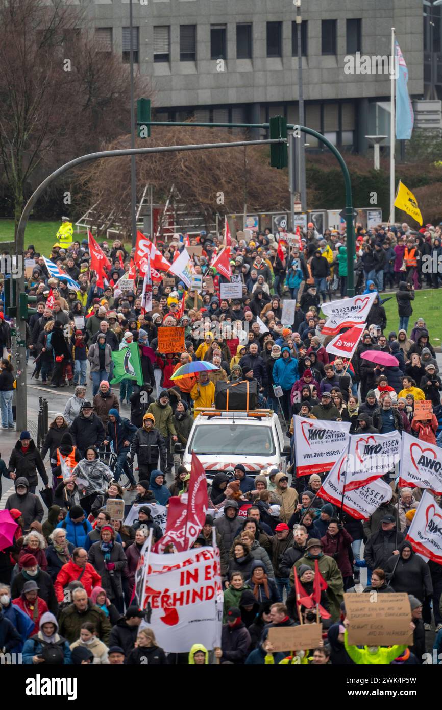 Demonstration mit bis zu 10,000 Teilnehmern, gegen Rechtsextremismus und die AFD in der ...