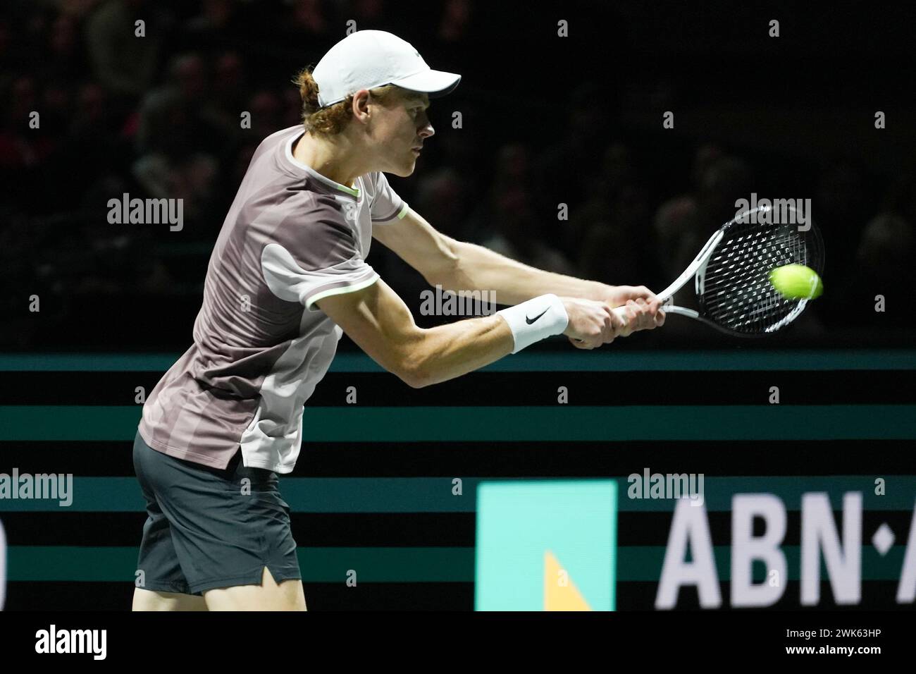 Jannik Sinner aus Italien gegen Tallon Griekspoor aus den Niederlanden, Halbfinale bei den ABN ...