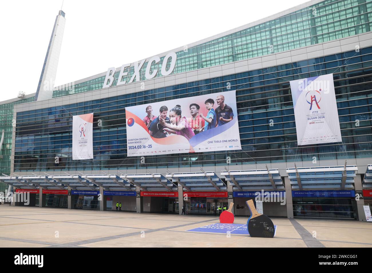 Allgemeine Ansicht des BEXCO Convention Centre, 20. FEBRUAR 2024 - Tischtennis : ITTF World Team ...