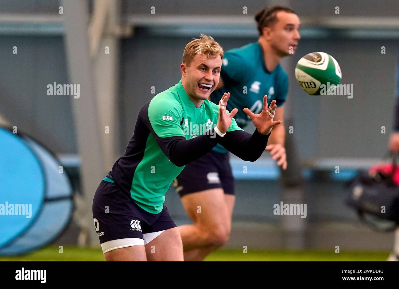 Irlands Craig Casey während einer Schulung im IRFU High Performance ...