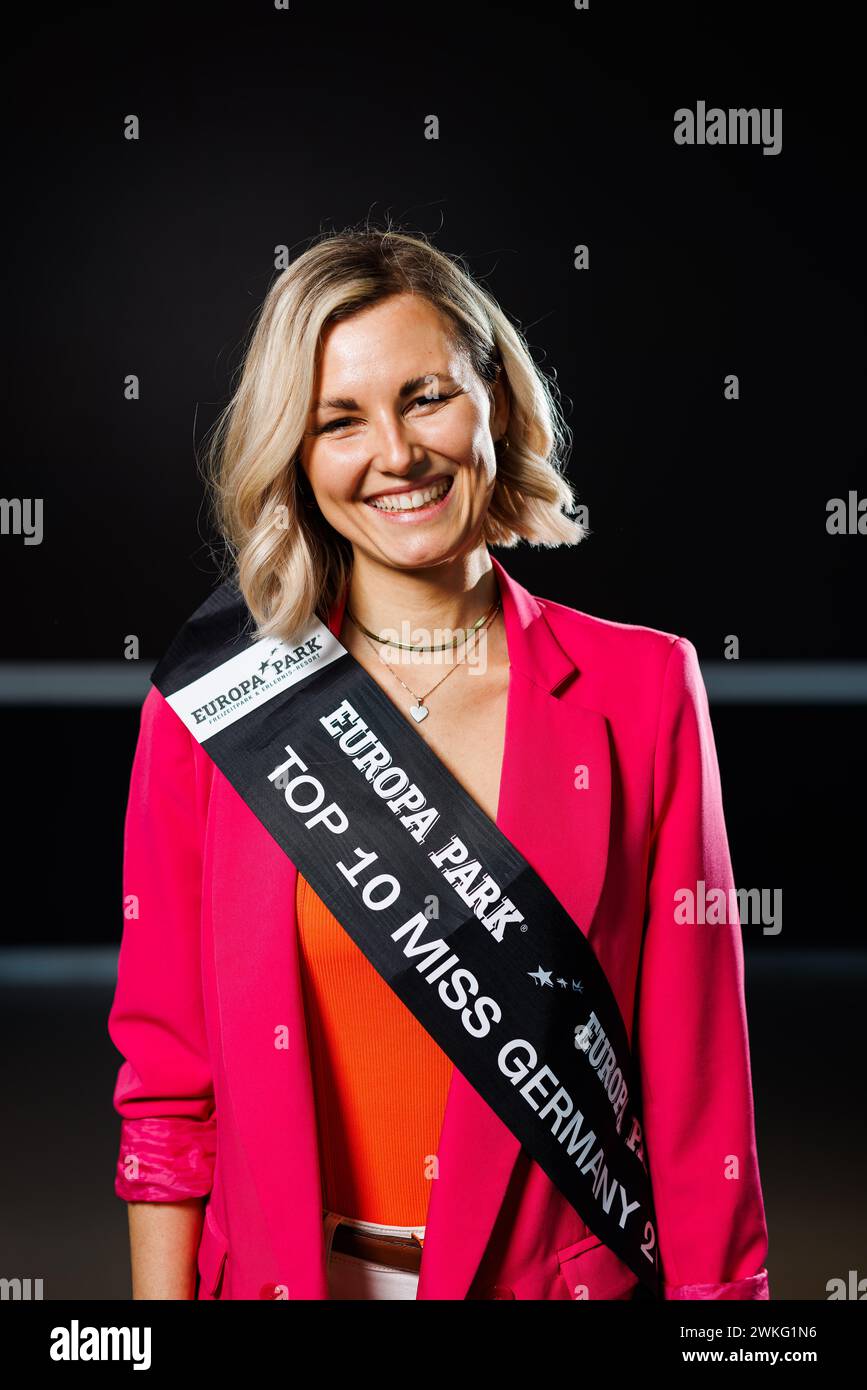 Rost, Deutschland. Februar 2024. Tamara Schwab, Teilnehmerin im Finale ...