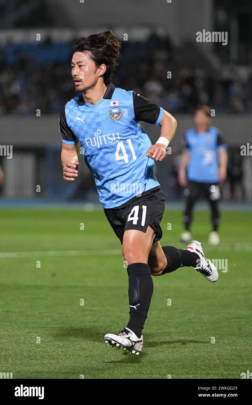 Kawasaki Todoroki Stadium, Kanagawa, Japan. Februar 2024. Akihiro Ienaga (Frontale), 20. FEBRUAR ...