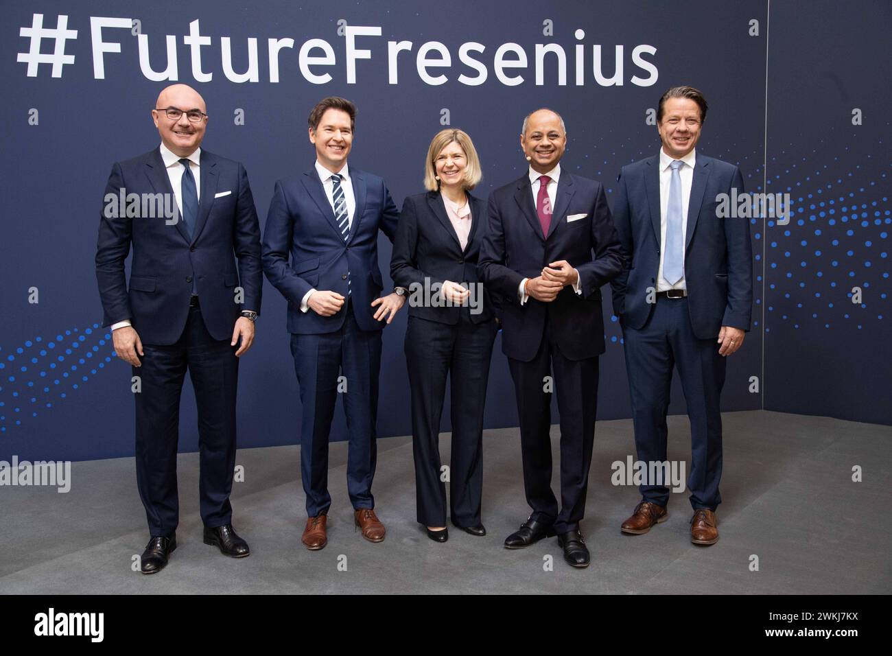 Der Vorstand von Fresenius, von links: Pierluigi ANTONELLI ...