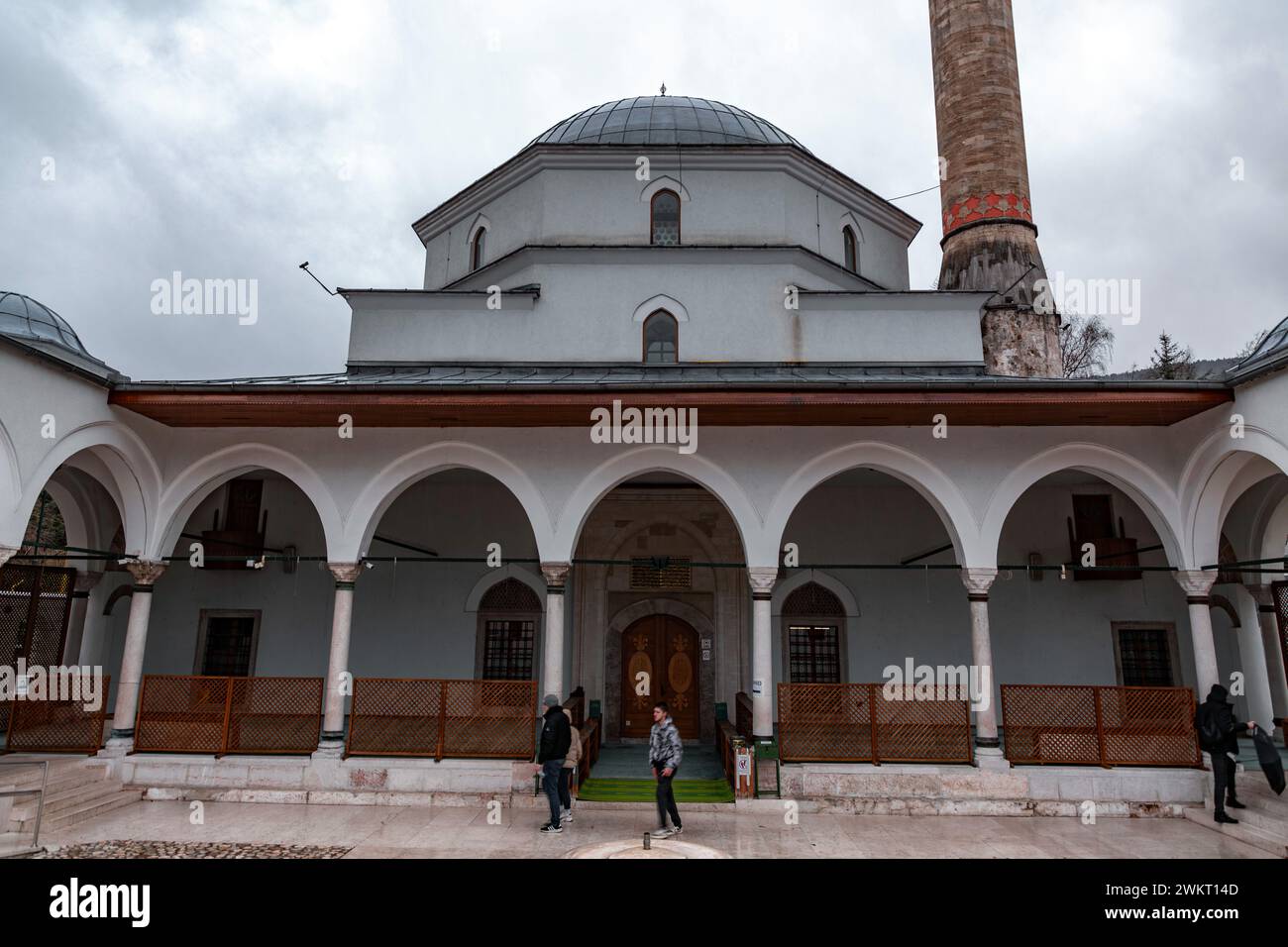 Sarajevo – BiH – 11. Februar 2024: Die Kaisermoschee ist ein wichtiges ...