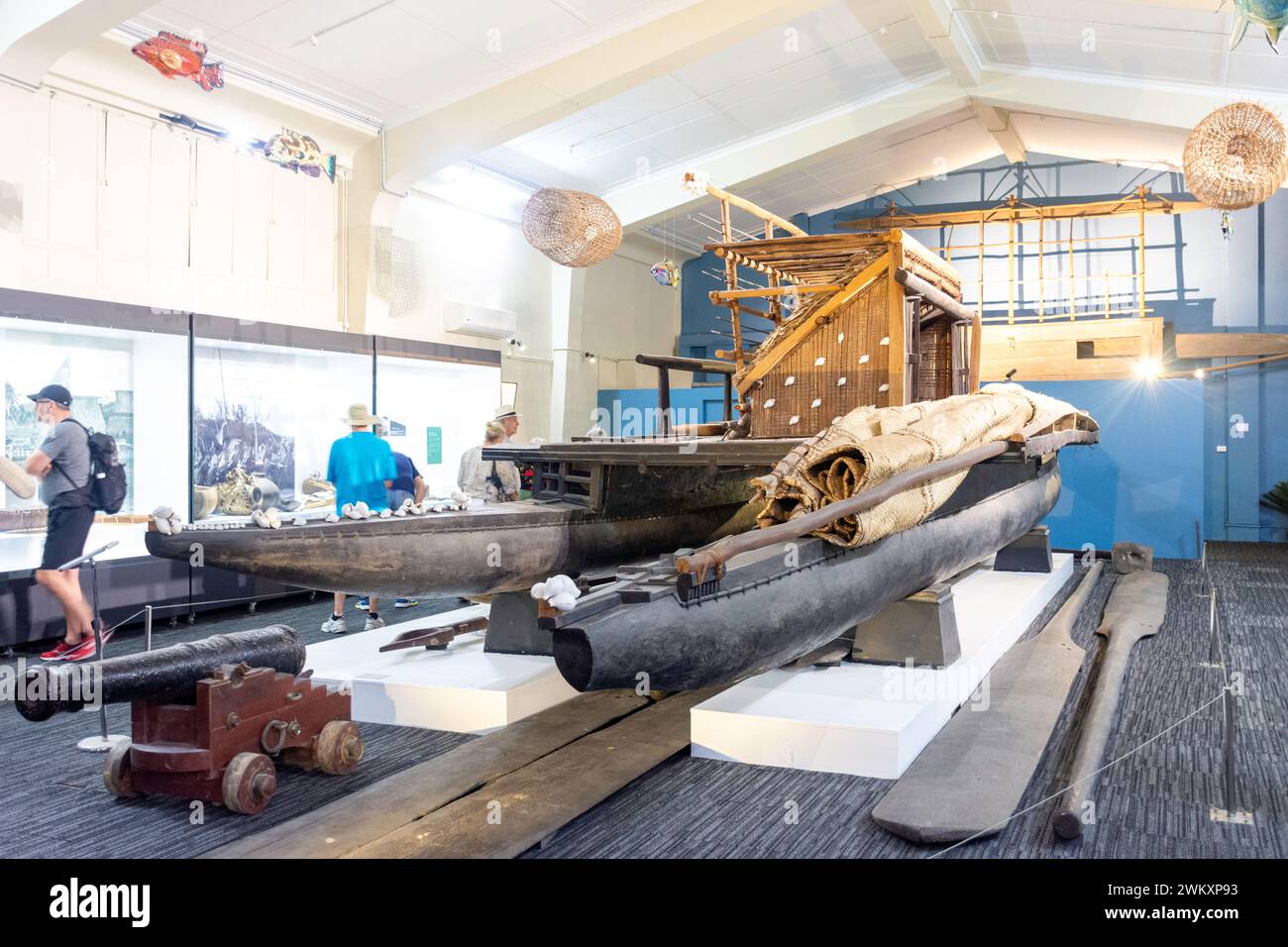 Historisches ratu finau kanu im fidschi museum thurston gardens cakoba ...