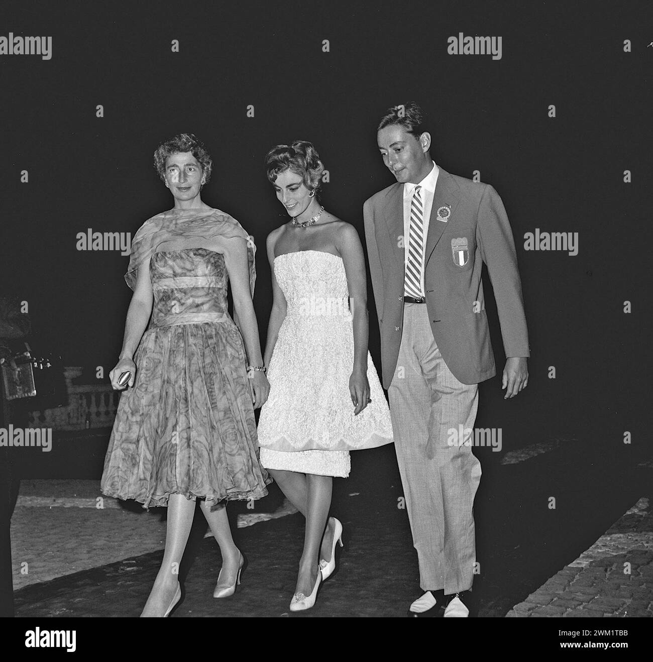 MME4720858 Rom, 23-08-1960 der italienische Unternehmer Umberto Agnelli ...