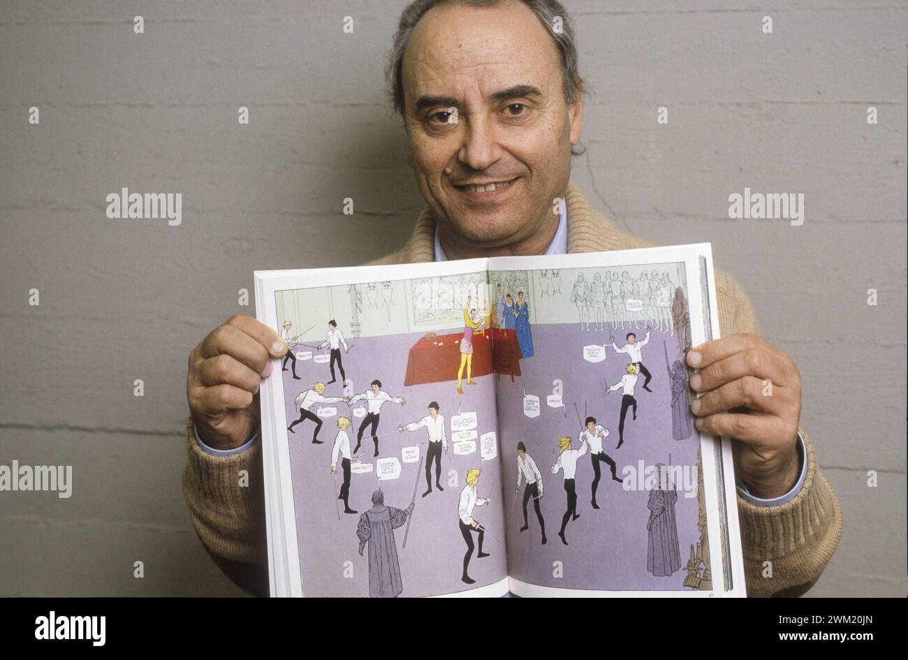 MME4756125 italienischer Karikaturist Gianni de Luca/Lucca, 1986 ...