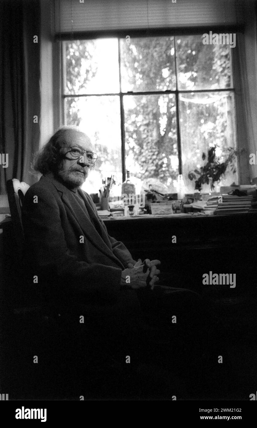 MME4760900 Florenz, 1981. Der italienische Maler Primo Conti in seinem ...