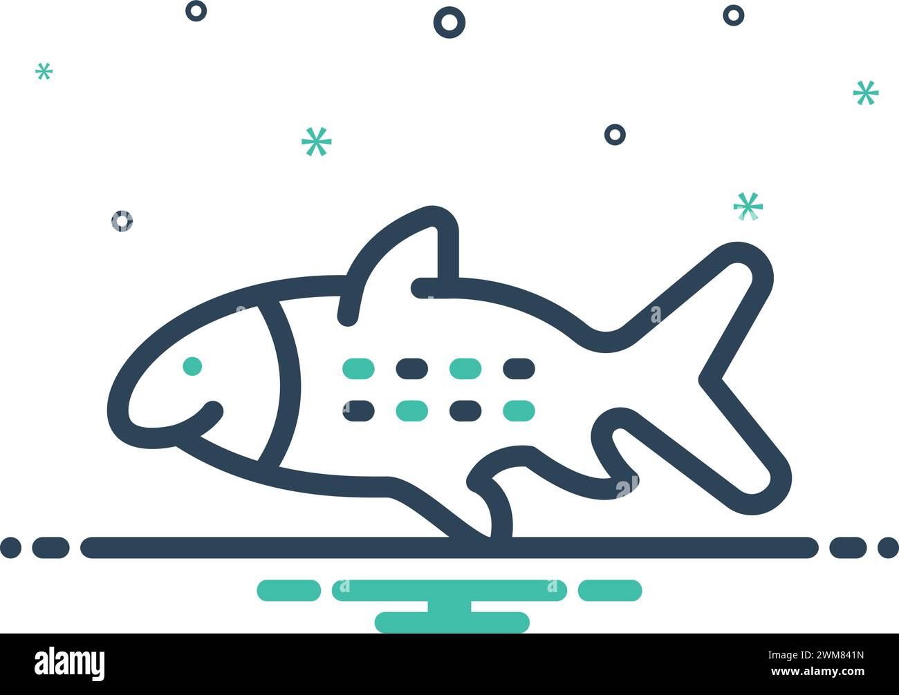 Hecht fisch Stock-Vektorgrafiken kaufen - Alamy