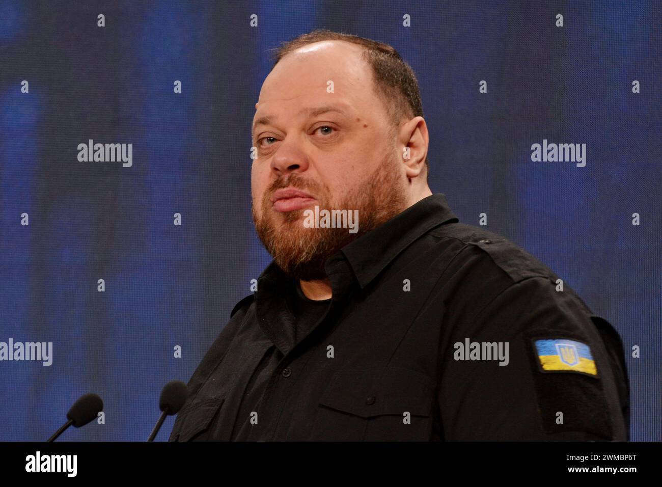 Der ukrainische Politiker, Rechtsanwalt und Vorsitzende der Werchowna ...