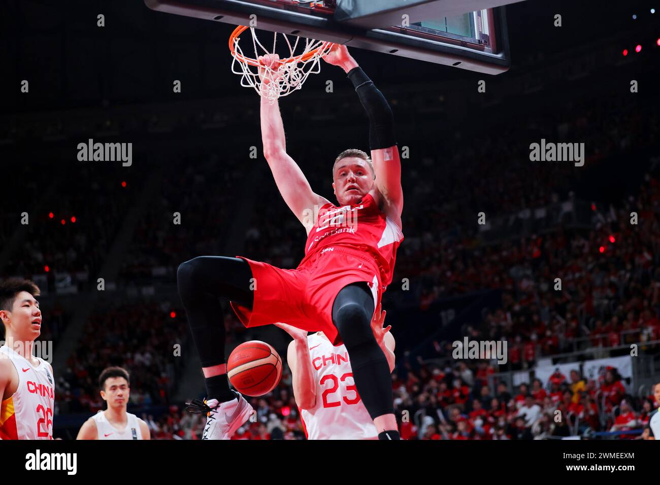 Ariake Coliseum, Tokio, Japan. Februar 2024. Josh Hawkinson (JPN), 25 ...