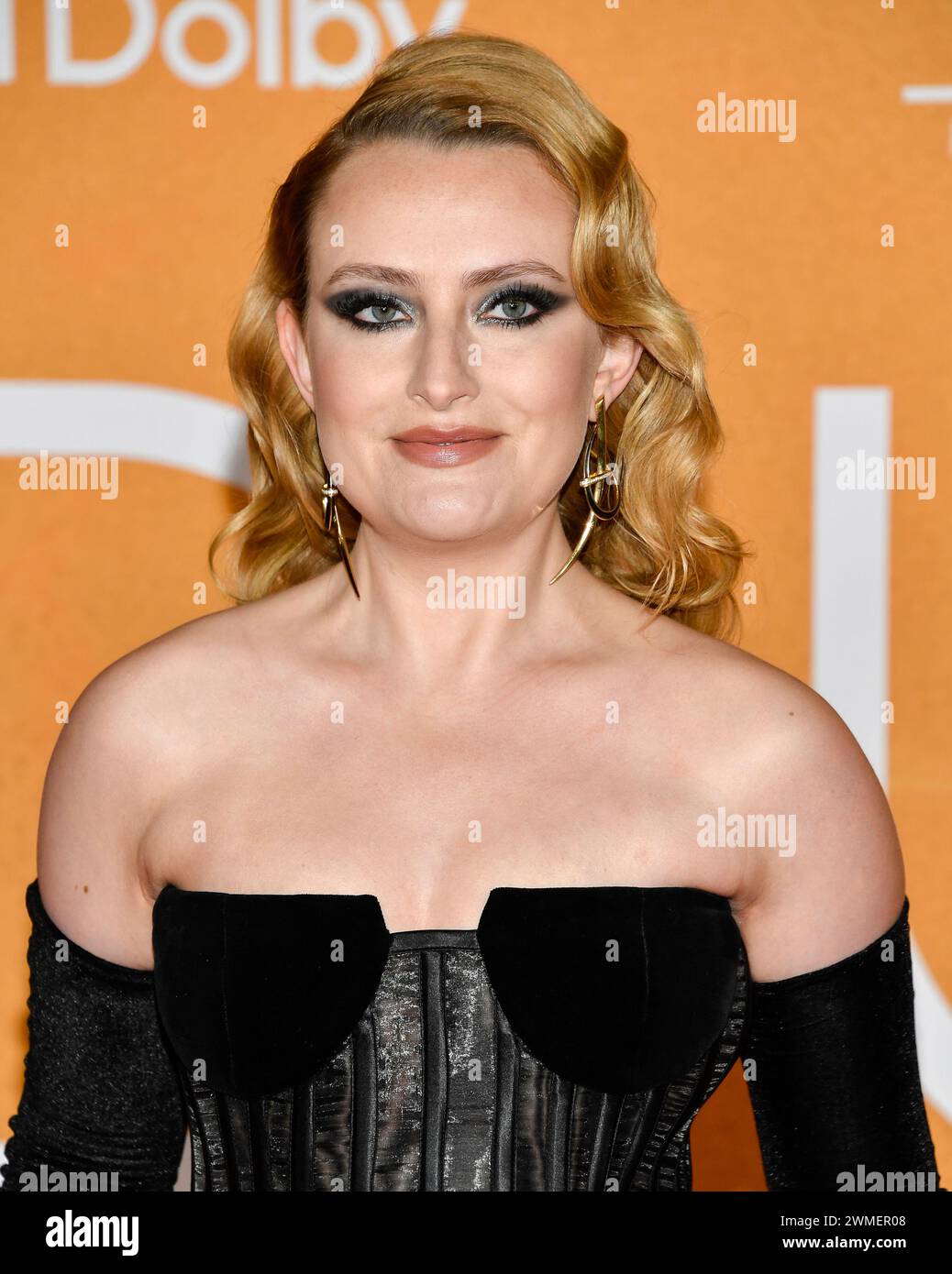 Amelia Dimoldenberg attends the premiere of "Dune: Part Two" at Lincoln ...