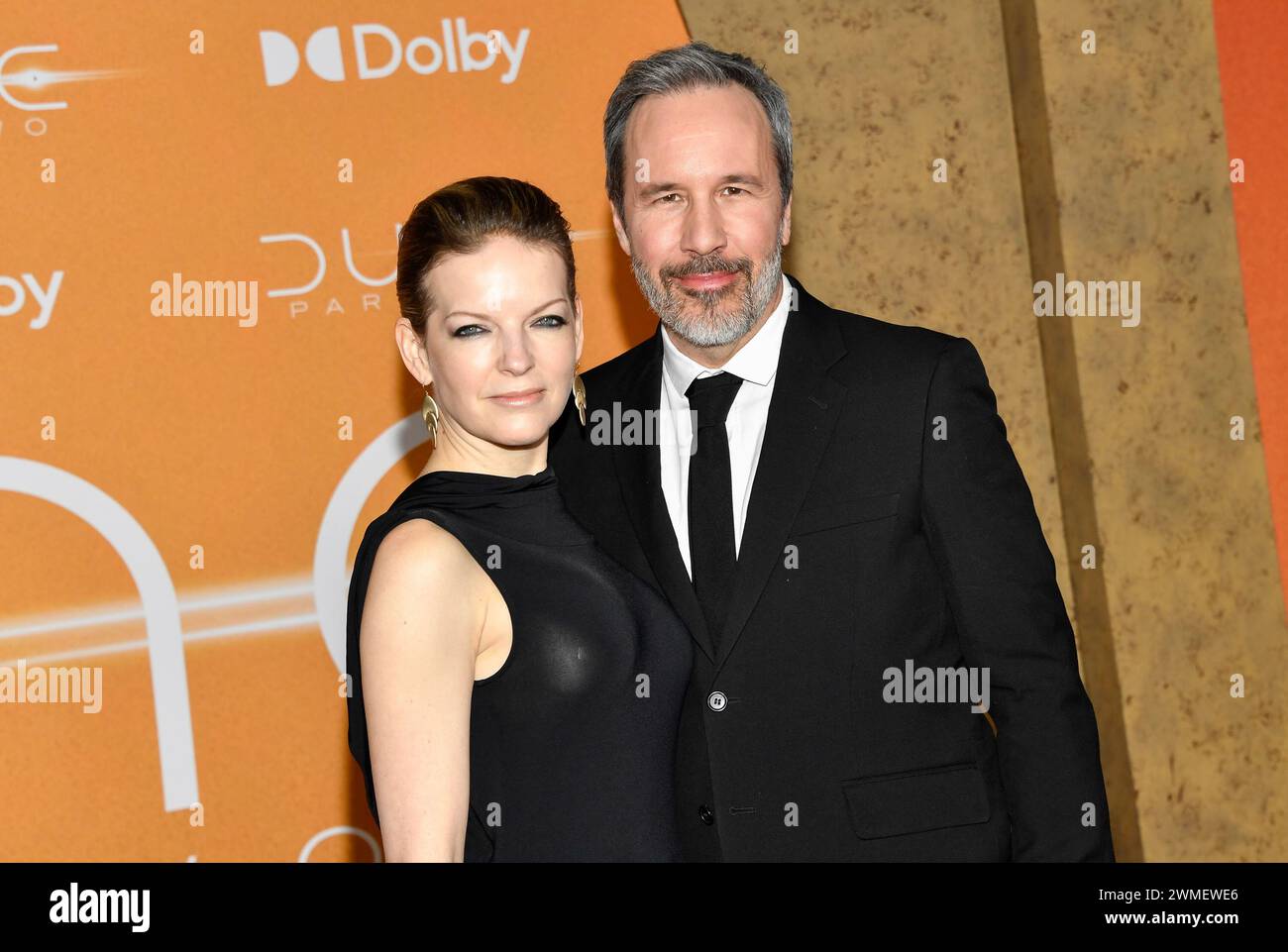 Denis Villeneuve, right, and wife Tanya Lapointe attend the premiere of ...