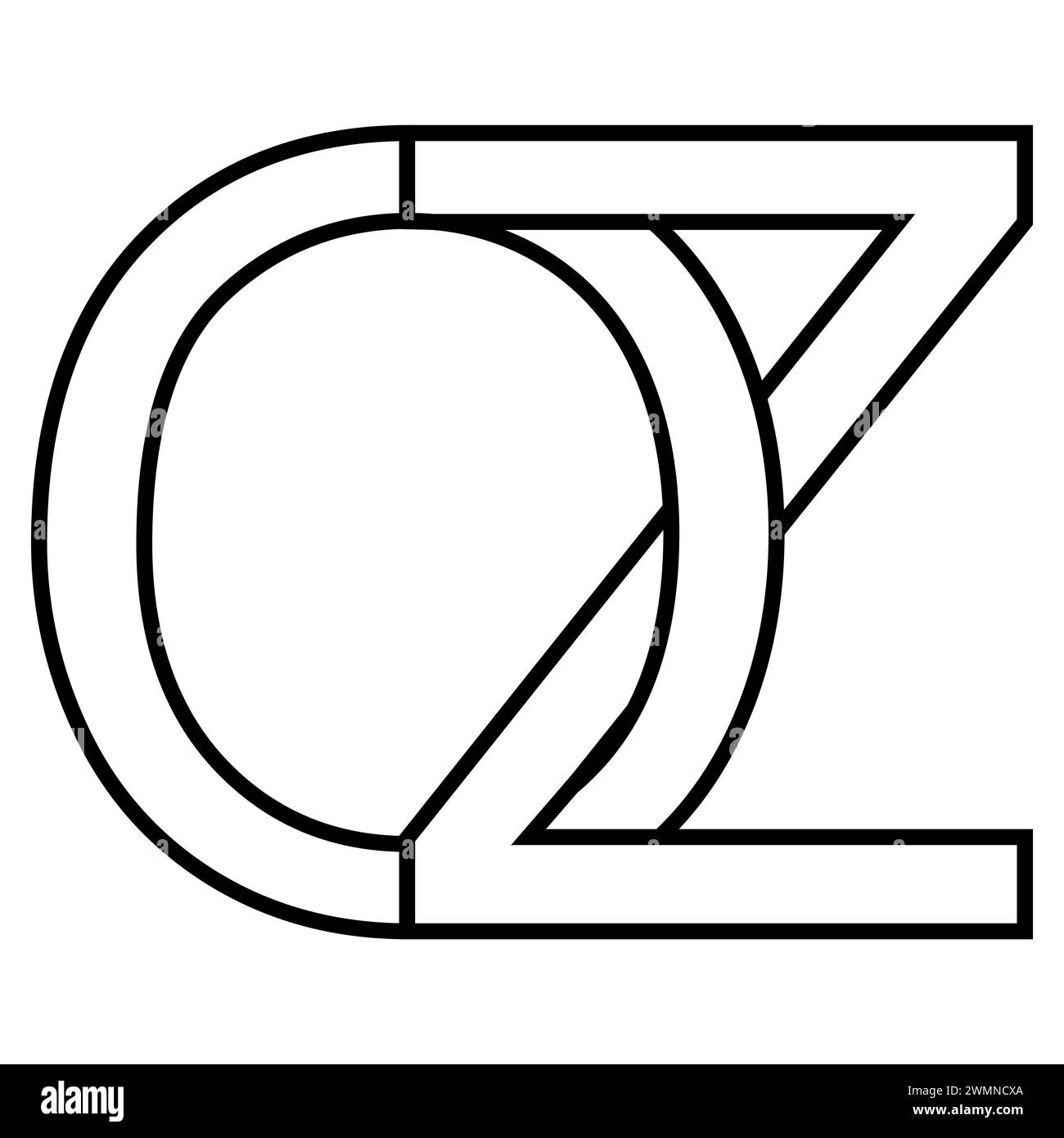 Oze symbol Schwarzweiß-Stockfotos und -bilder - Alamy
