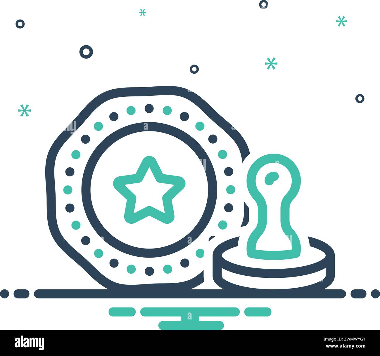 Stempel validieren Stock-Vektorgrafiken kaufen - Alamy