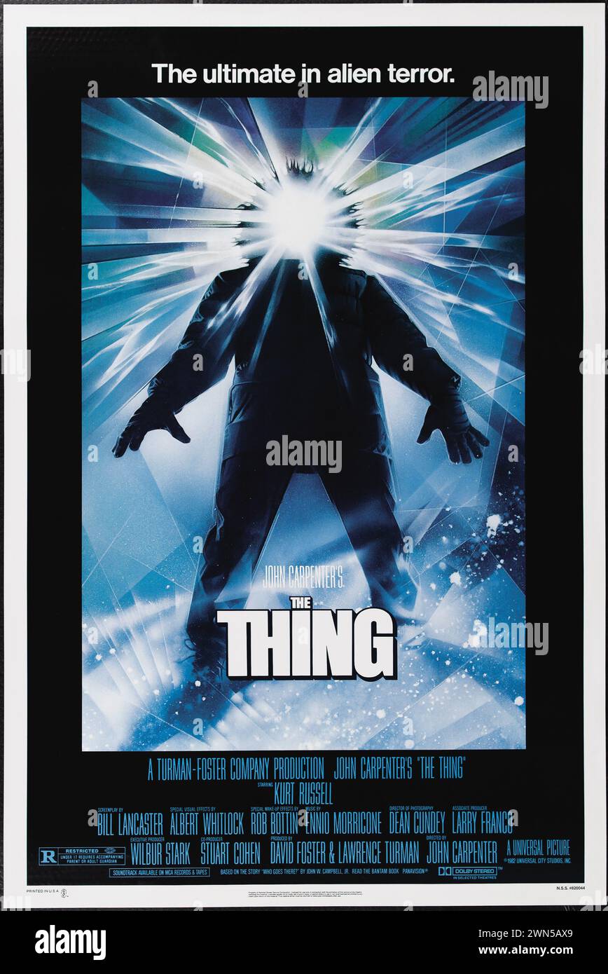 The thing 1982 poster -Fotos und -Bildmaterial in hoher Auflösung – Alamy