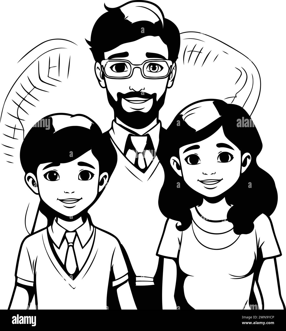 Schwarze familie eltern kind mutter vater sohn Ausgeschnittene Stockfotos und -bilder - Alamy