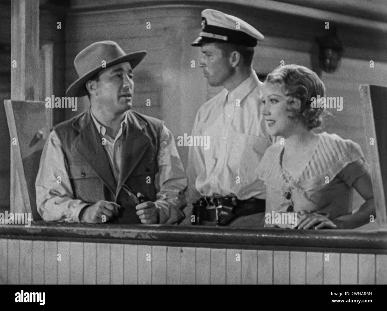 USA. Robert Armstrong, Bruce Cabot und Fay Wray in einer Szene aus dem (C)RKO Radio Pictures ...