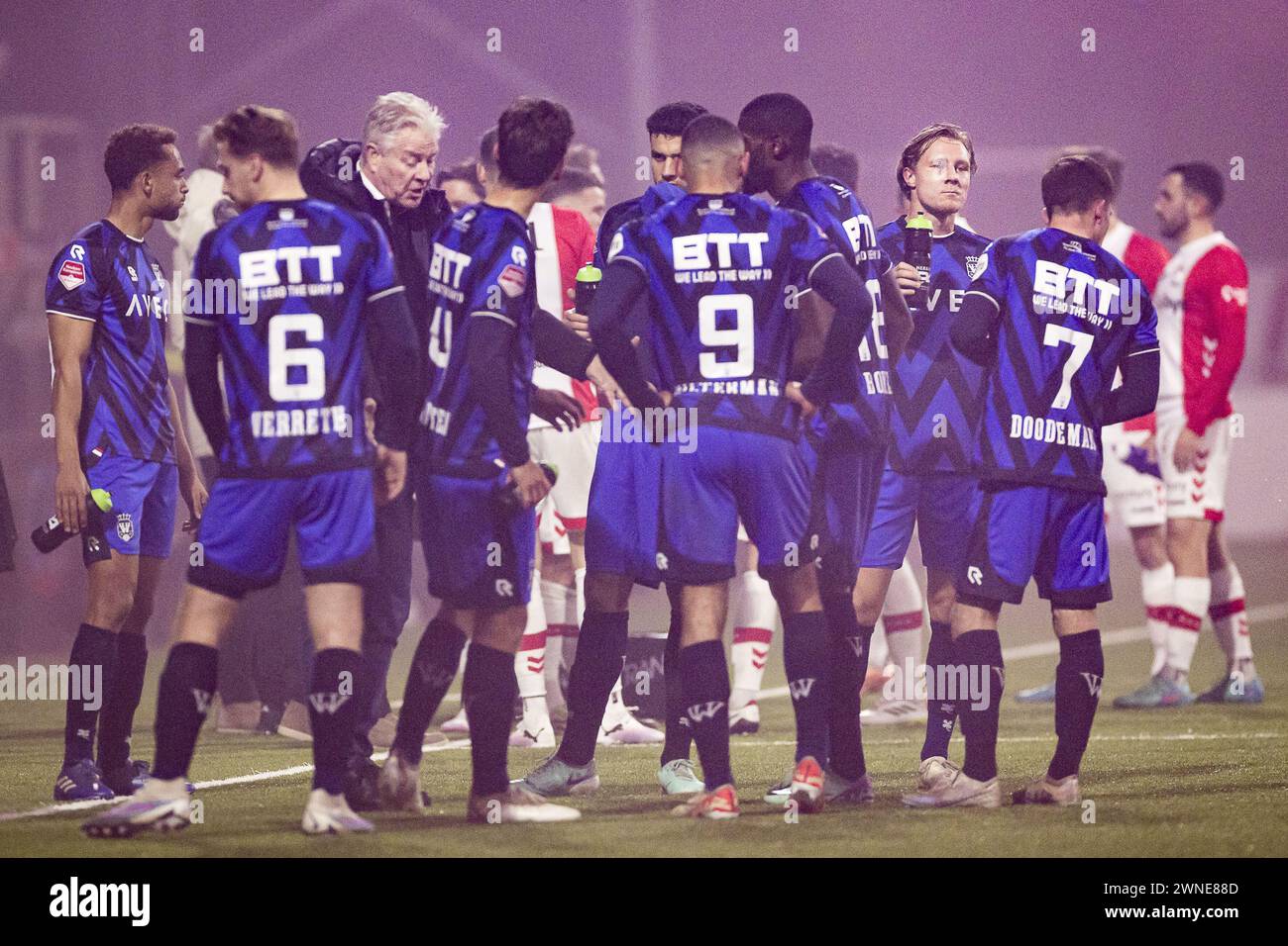 EMMEN - 01-03-2024. Stadion De Oude Meerdijk. Keuken Kampioen Divisie, KKD. Saison 2023-2024. FC ...
