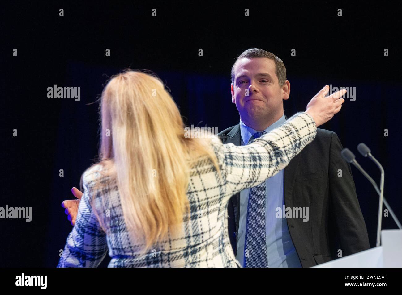 aberdeen, Schottland, Großbritannien. März 2024. Scottish Conservative ...